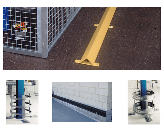 Warehouse Protection Angle (Witches Hat) - Steel Partitions