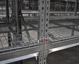 Mesh shelves designed for pallet racking all sizes to your requirements
