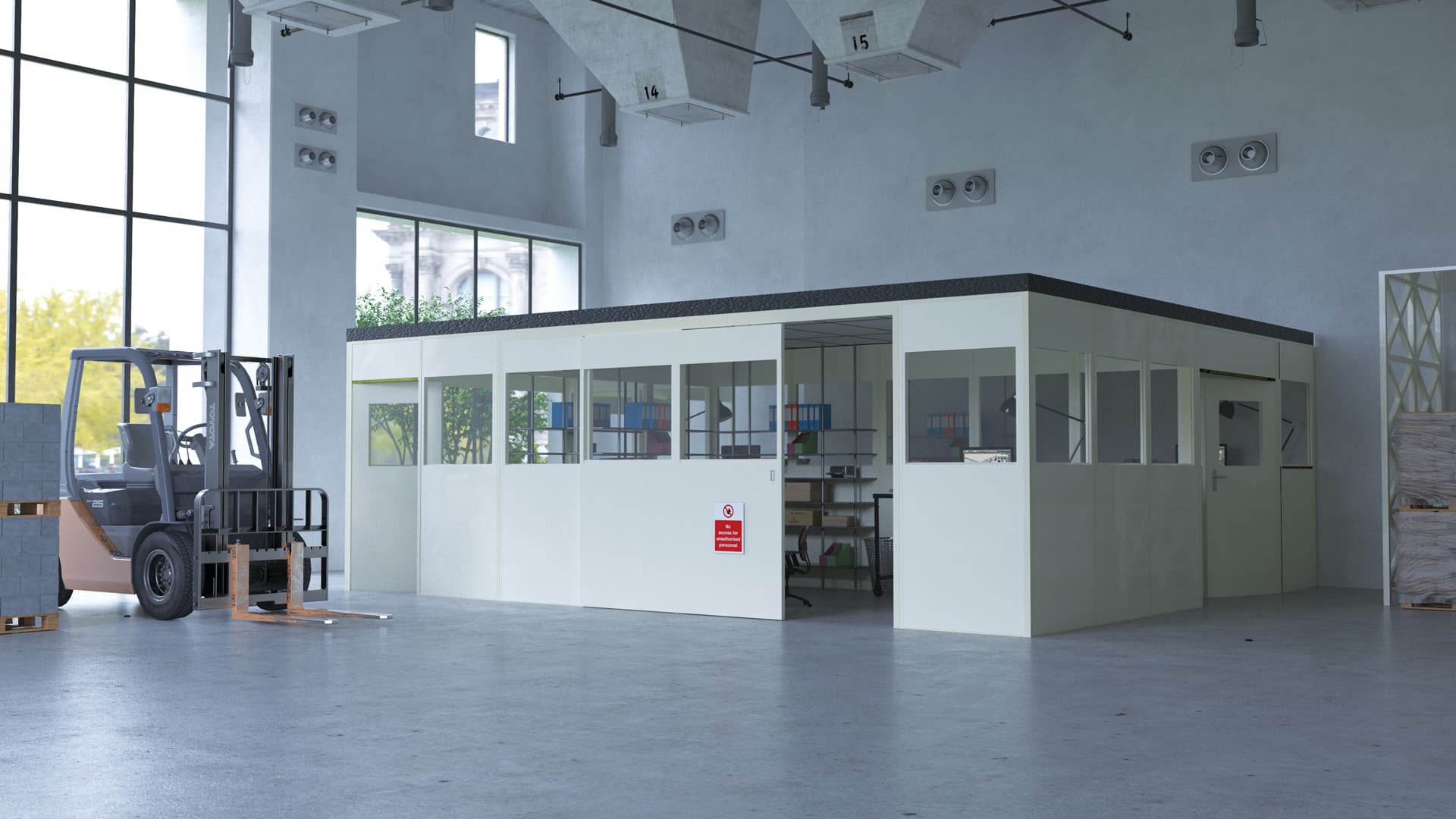 solidglazedsolid - Steel Partitions